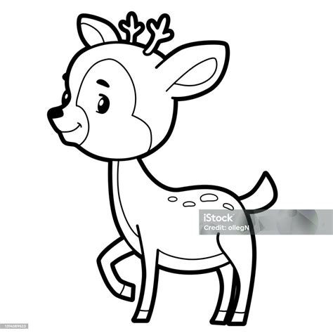 Malbuch Oder Seite Für Kinder Schwarzweißvektorillustration Stock
