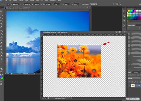 Как в фотошопе накладывать картинку на картинку в фотошопе