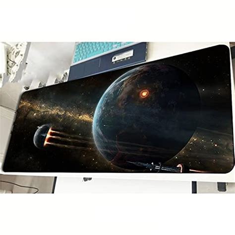 DHSBD Hd Printen Grote Muismat Gaming Mousepad Xl Vergrendeling Rand Laptop Mat Toetsenbord Muis