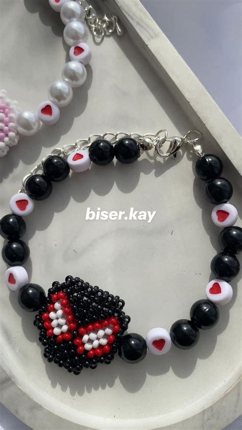 Парные браслеты из бисера🕷️ ️ заказать можно в инст: biser.kay | Beads ...