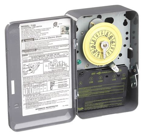INTERMATIC Hr Nominal Max Time Setting Steel Electromechanical Timer XE T Grainger