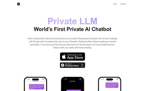 Private Llm 隐私保护ai聊天助手