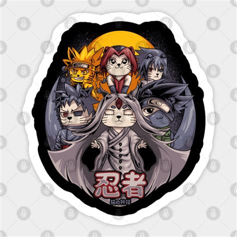 Kaguya Cat Cat Sticker Teepublic