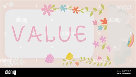 Text Caption Presenting Value Business Idea Principles Or Standards