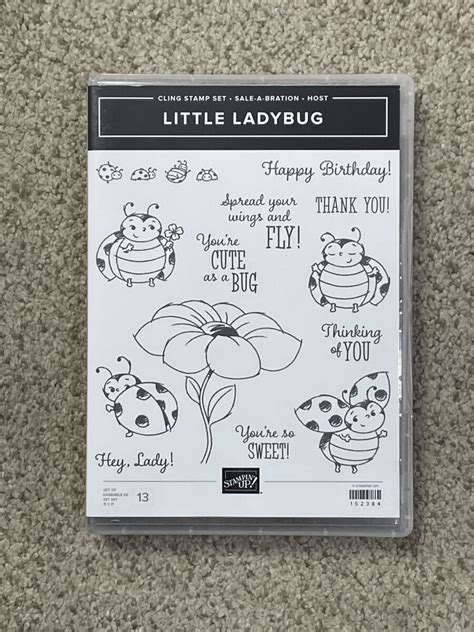 Little Ladybug Stamp Set Lynn Dunn Stamptastic Designs Llc