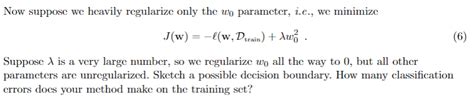 Solved Consider The Data In Figure Where We Fit The Model Chegg