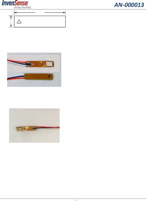 Analog Output MEMS Microphone EVB Guide Datasheet By TDK InvenSense