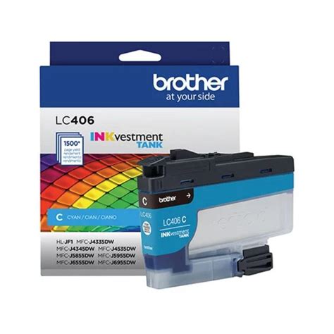 Cartucho De Tinta Brother Ciano 15k LC406CS