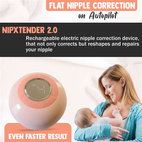 Cradle Plus Inverted Nipple Corrector Rechargeable Nipple Suckers Fo