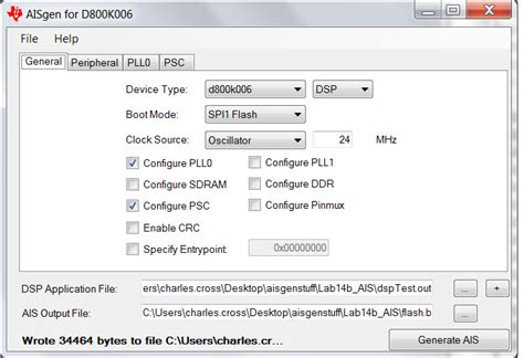 problems flashing binary to my tms320c6748 on a custom board