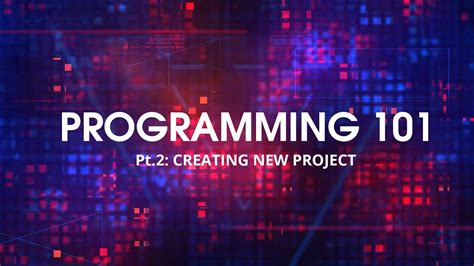 Creating New Project Programming 101 For Beginners Using C Part 2 Youtube