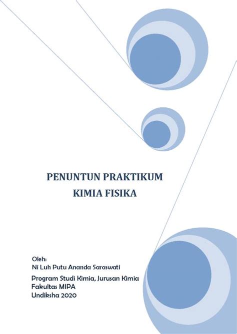 Laporan Praktikum Tegangan Permukaan 38185 Modul Penuntun Praktikum Kimia Fisika