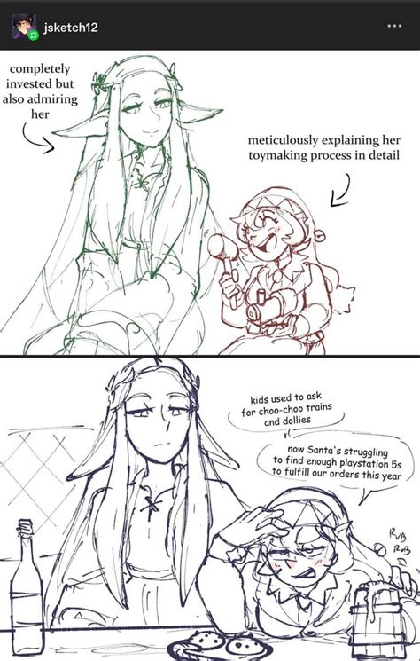 Lesbian Elves Rtumblrdraws