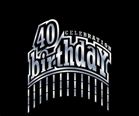 40 Ans Fête D anniversaire Ou Organisation Description Du Logo De La