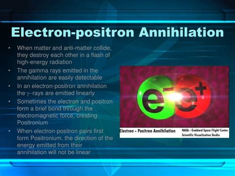 Ppt Electron Positron Annihilation Powerpoint Presentation Id 5638876