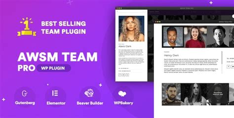 The Team Pro Team Showcase Wordpress Plugin Gplatom