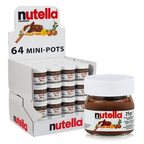 Display Mini Pot Nutella De 25g Marché Des Saveurs Fraîcheur And Diversité Culinaire