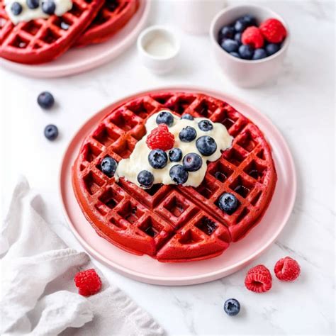 Red Velvet Waffles Insanely Good