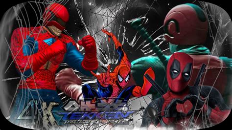 Jin Spiderman Hwoarang Deadpool Ultra Hard UHD 4K 60 FPS