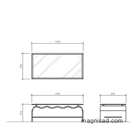 테이블 세트 가구 캐드소스 F Ta Sa006 Library Magnicad Cad Block Free Download