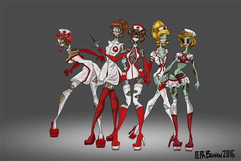 Artstation Zombie Nurses
