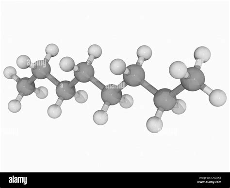 Molécula De Octano Fotografía De Stock Alamy