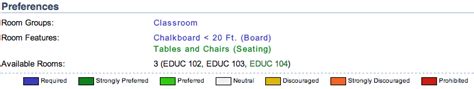 help room feature types