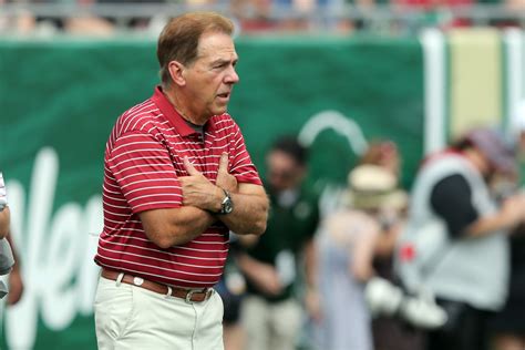 Nick Saban Reacts To Alabamas Initial College Football Playoff Ranking
