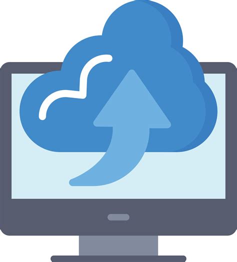 Cloud Computing Flat Icon Vector Art At Vecteezy