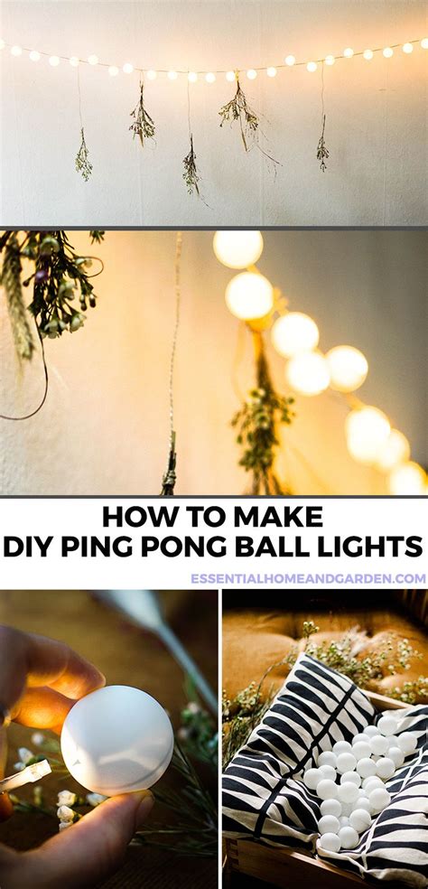 How To Make Diy Ping Pong Ball Lights Ball Lights How To Make Diy