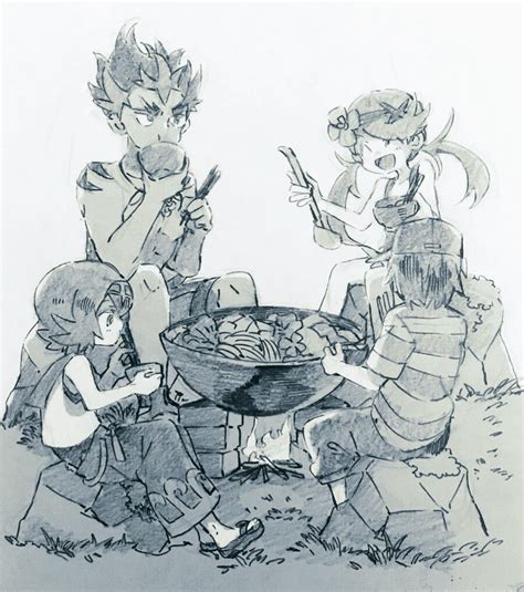Lana Mallow Elio And Kiawe Pokemon And 1 More Drawn By Haroharo10