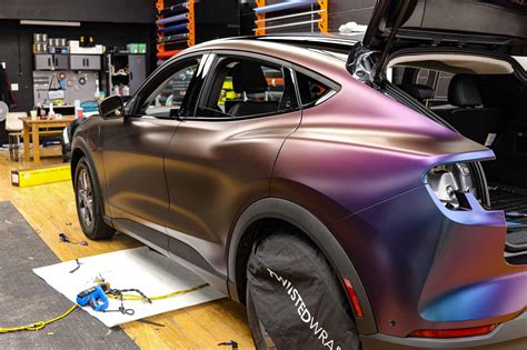 Car Wrap Mustang Mach E Satin Lightning Ridge Twiisted Wrap