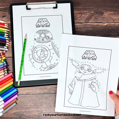 6 Free Star Wars Connect The Dots For Out Of This World Fun Rock Your Homeschool
