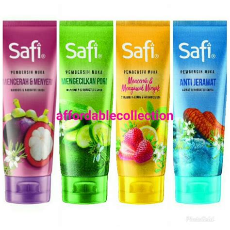 Safi Facial Cleanser Pembersih Muka Mentimun Sari Gamat Susu Manggis