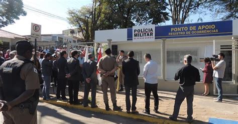 G1 Ponto de apoio da Polícia Militar é inaugurado em Pará de Minas