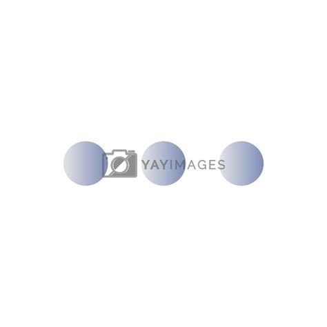 Royalty Free Vector Three Horizontal Dots Menu Flat Gradient Color Ui