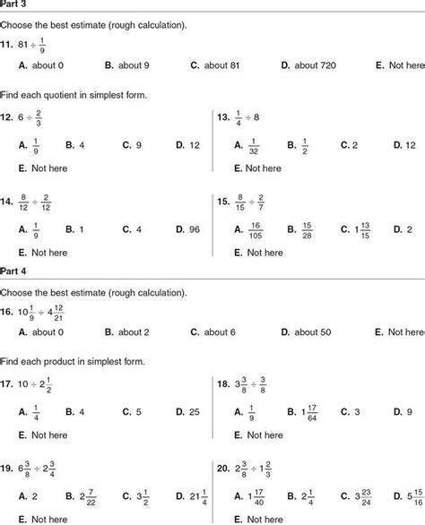 Division Of Complex Numbers Worksheet