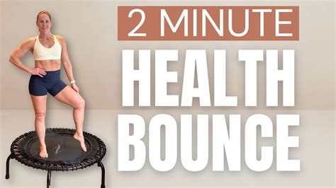 2 Minute Rebounder Health Bounce Lymphatic Drainage Bounce Youtube