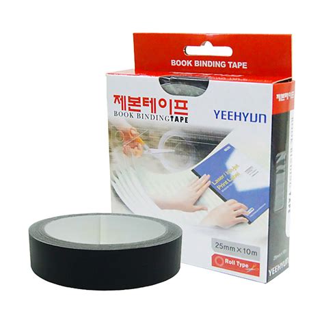 예현산업 제본 테이프 25mm 칼라 종이 제본용 접착테이프 2 5cm 위시버킷