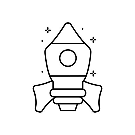 Spaceship Vector Icon Illustration 23020318 Vector Art At Vecteezy