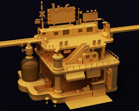 3d Model Orange Express