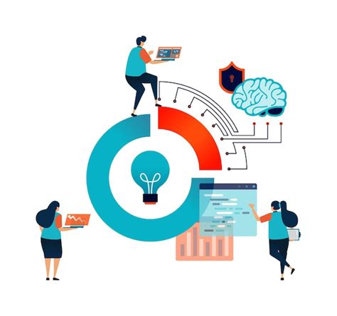 Premium Vector Artificial Intelligence Illustration Of Analyze And