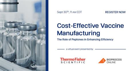 Bioprocess Online On Linkedin Cost Effective Vaccine Manufacturing