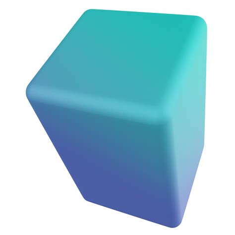Cuboid 3d Render Icon 14919650 Png