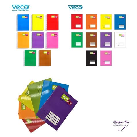 Veco Notebook Spiral Composition Writing Notebook Shopee Philippines