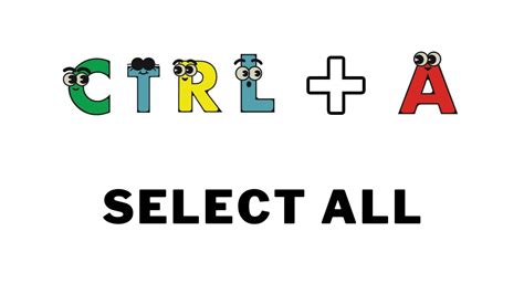 Computer Shuttcute Key Cartoon Alphabets Speeds Up The Work Of The Text Sortcut Animation