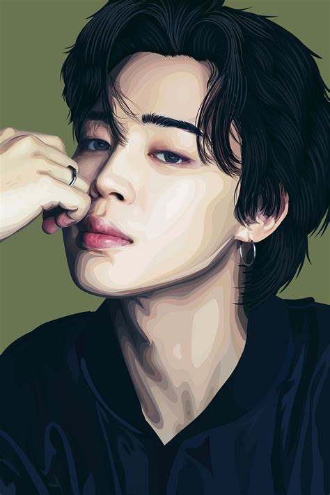 Vector Illustration Jimin On Behance