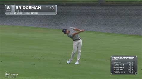 Jacob Bridgeman Round 2 8th Hole Shot 2 2025 Tour Championship