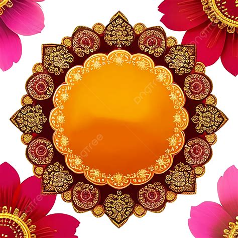만다라 패턴 디자인이 있는 흰색 배경 템플릿에 격리된 디왈리 디야 디왈리 디자인 디야 투명한 Png 일러스트 및 Psd 이미지 무료 다운로드 Pngtree