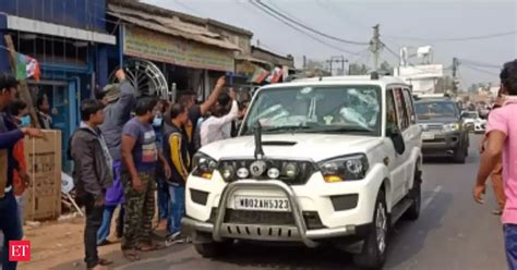 Bjp President Jp Naddas Convoy Attacked Party Says Anarchy In West